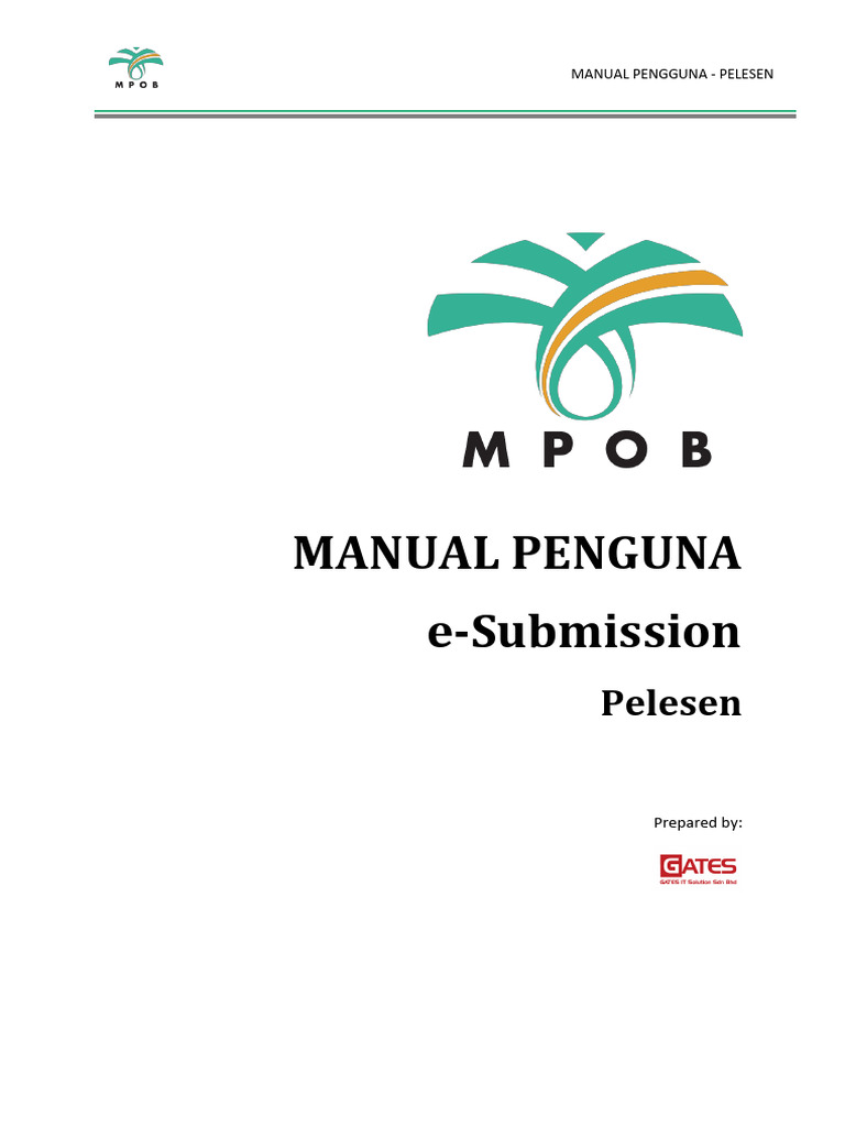 MANUAL PENGGUNA Penyata Bulanan Pengeluaran ET4 Pelesen | PDF