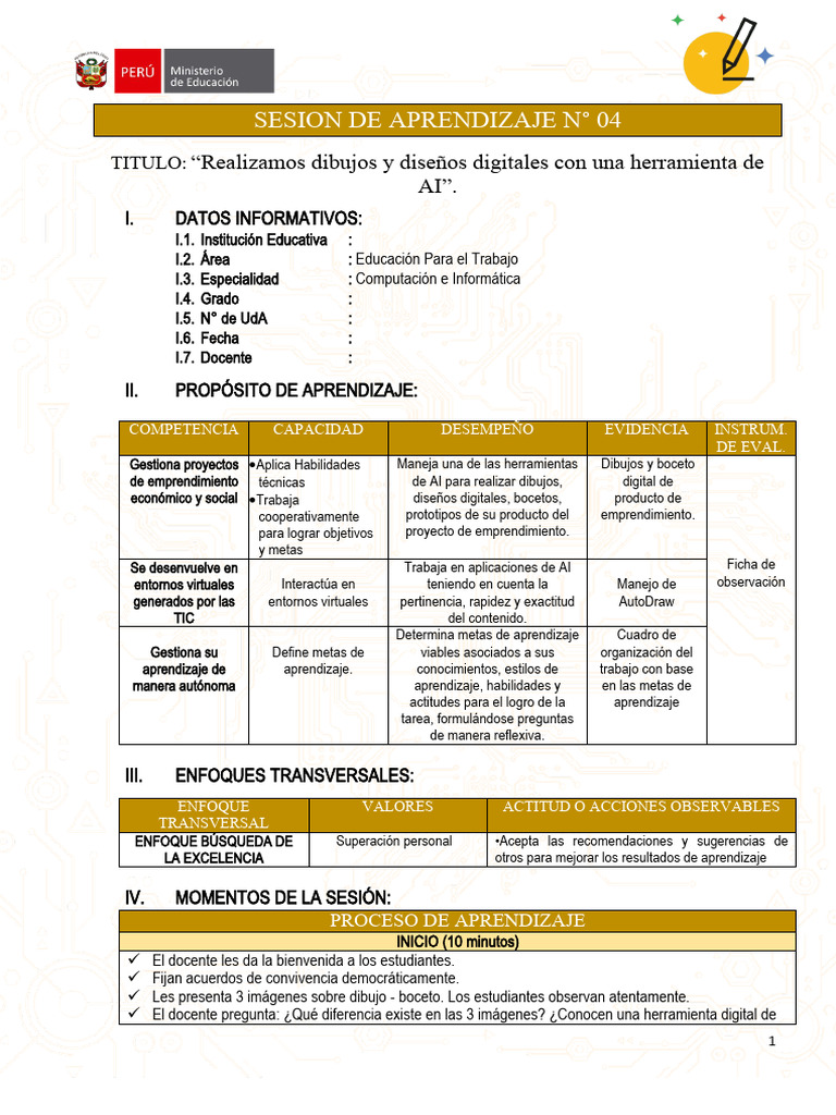 Actividad Ept | PDF | Aprendizaje | Iniciativa empresarial