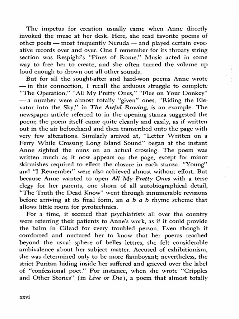 Anne Sexton - The Complete Poems - 22 | PDF