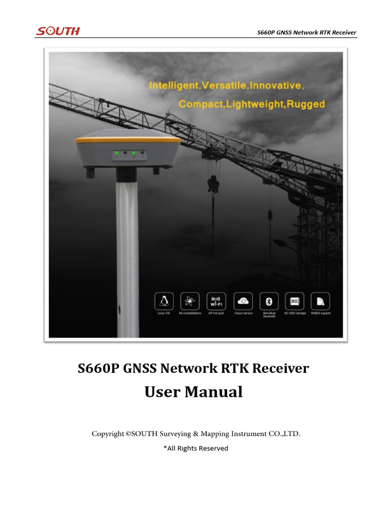 S660P GNSS Network RTK Receiver User Manual | PDF | Wi Fi | Computer Network