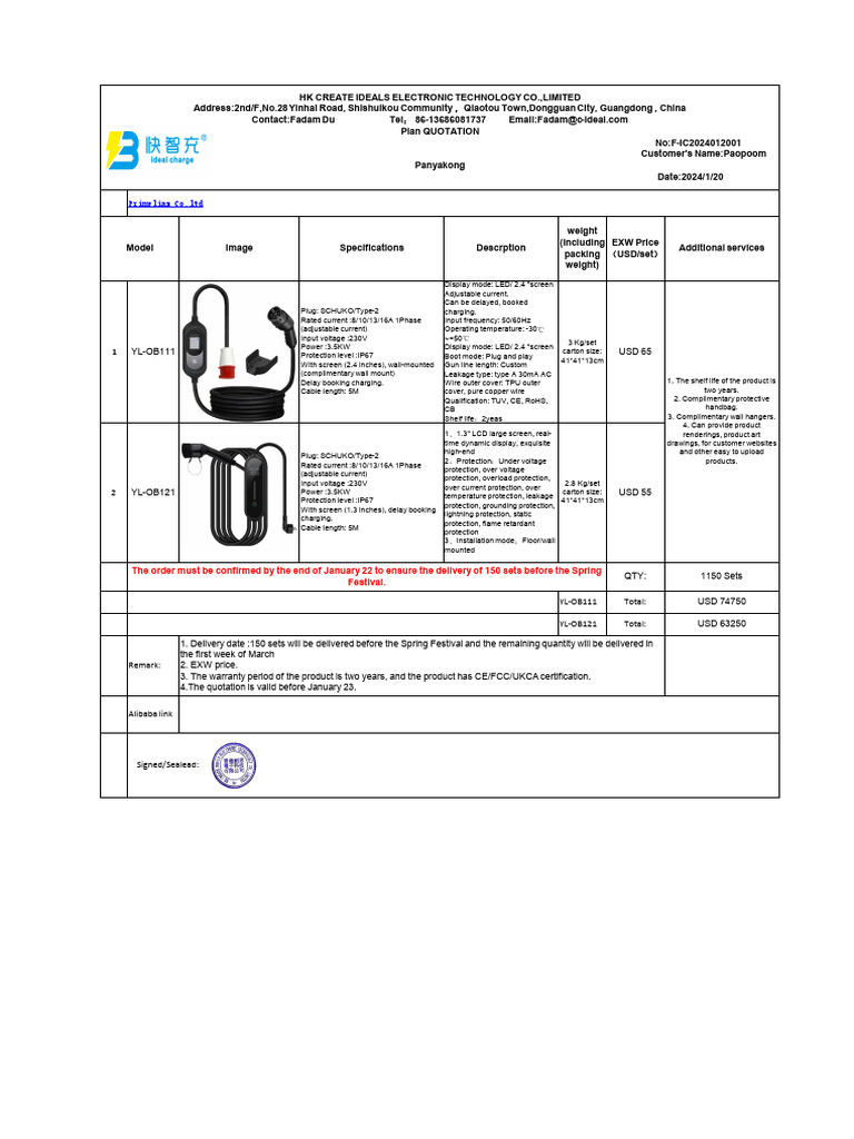 EV Charger Plan - Ideal Charge | PDF | Electrical Components ...