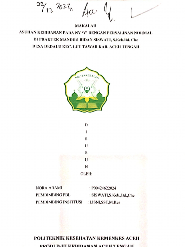 Tugas Mhs Praktik KDKK Di RS . | PDF