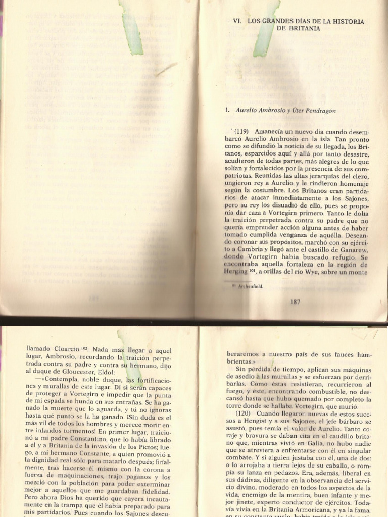 3 Historia Reyes de Breta A 1 | PDF