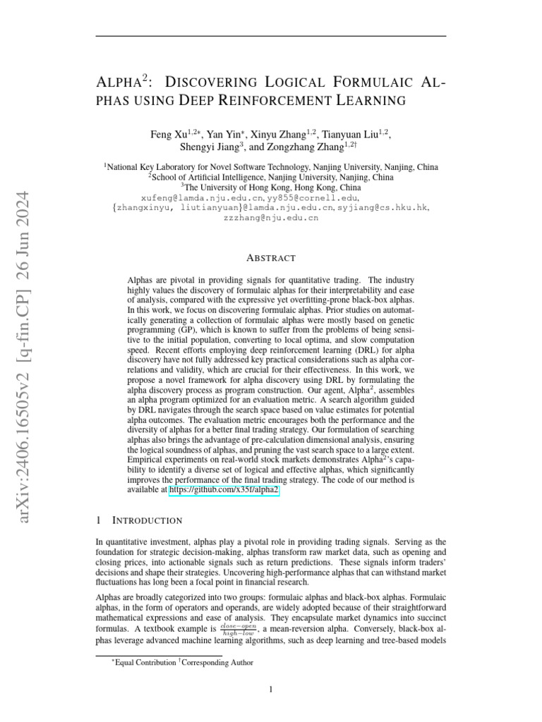 Lamda Lab-Discovering Logical Formulaic Al - Phas Using Deep Reinforcement Learning | PDF ...