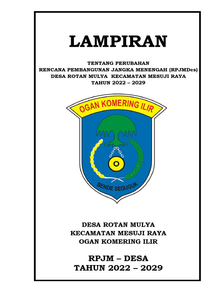 Cover Lampiran 2024 | PDF