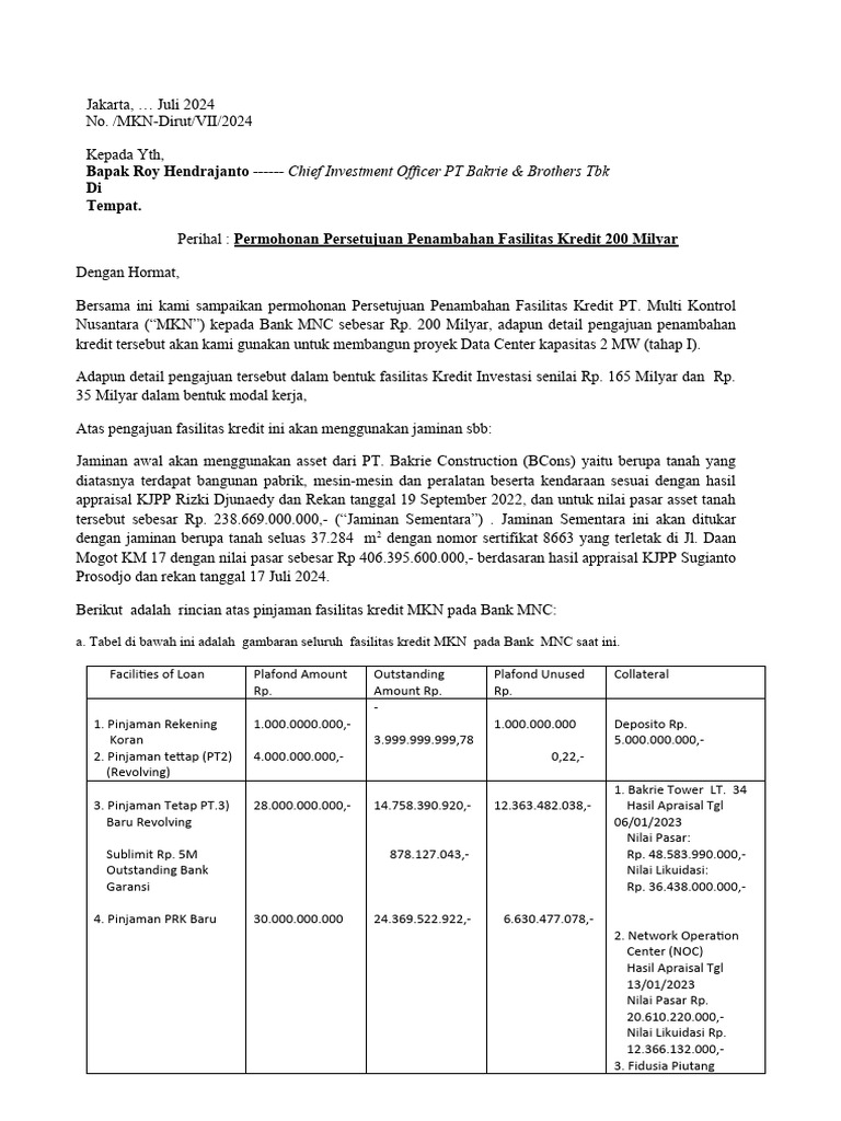 Permohonan Persetujuan | PDF