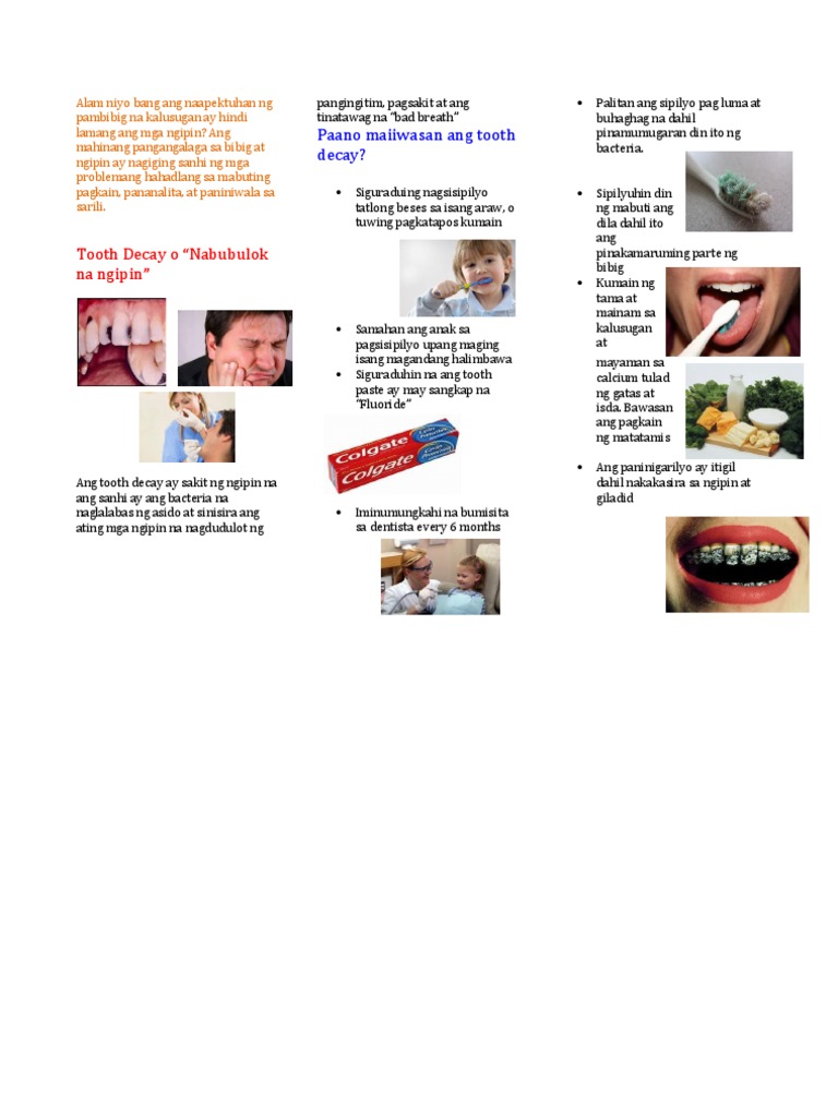 Dental Pamphlet | PDF