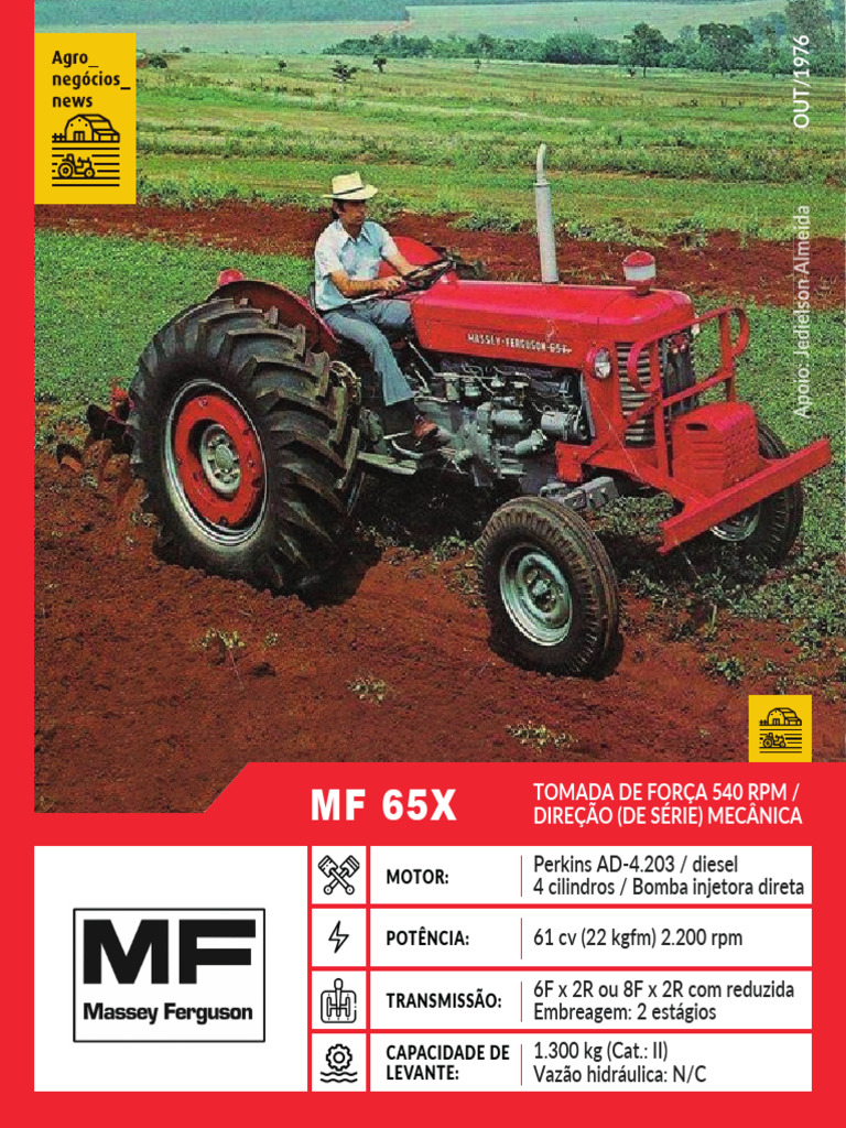 Massey Ferguson 65X (Brasil) | PDF