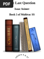 The Last Question by Isaac Asimov | PDF | Isaac Asimov | Entropy