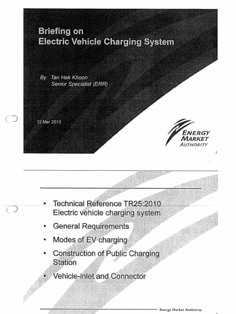 Briefing On Electric Vehicle Charging System | PDF
