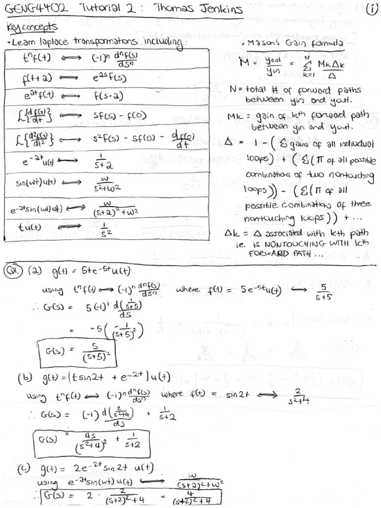 Tutorial 2 Solutions Extra 2022 | PDF