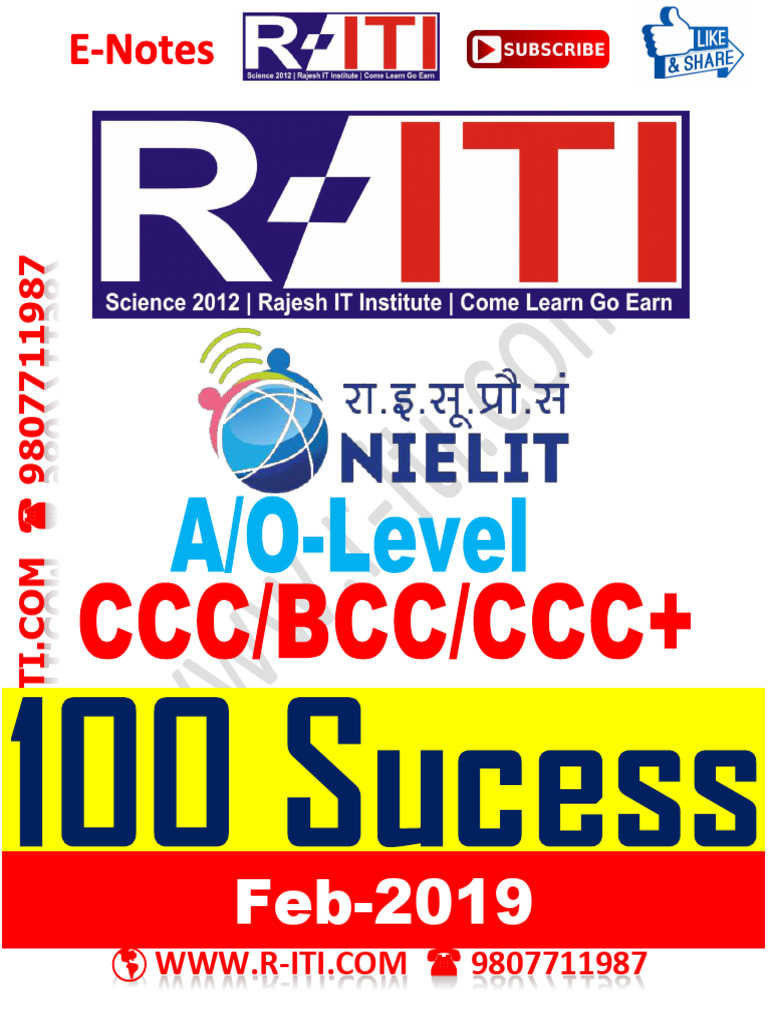 Important For CCC and A-O-Level of Ms Word | PDF