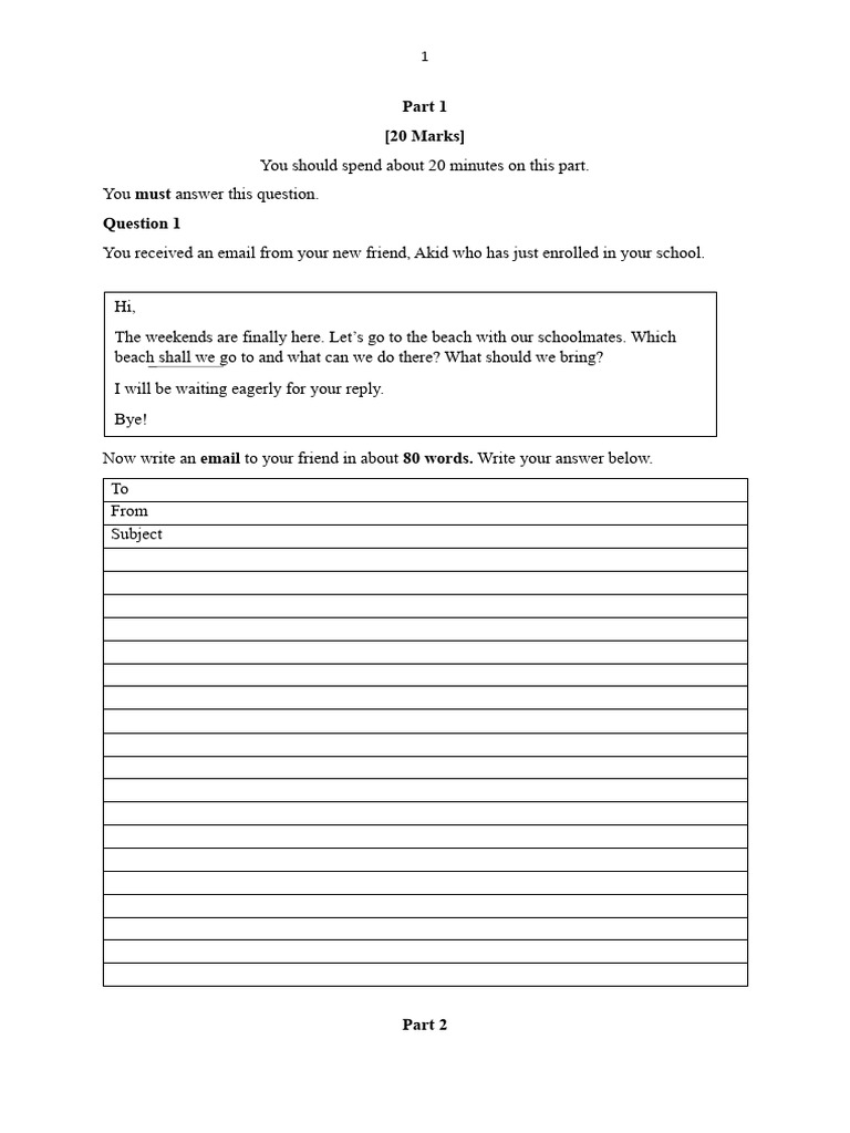 Guided Writing SPM | PDF | Career & Growth