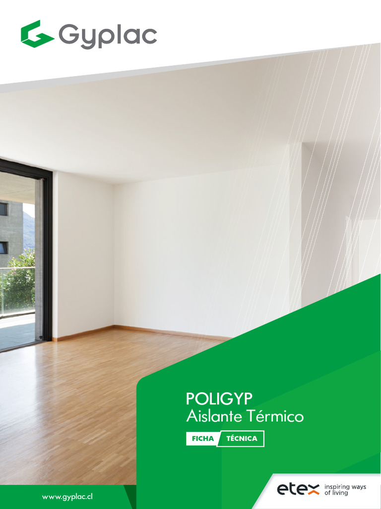 Poligyp Aislante Termico - Ficha Tecnica | PDF | Aislamiento térmico ...