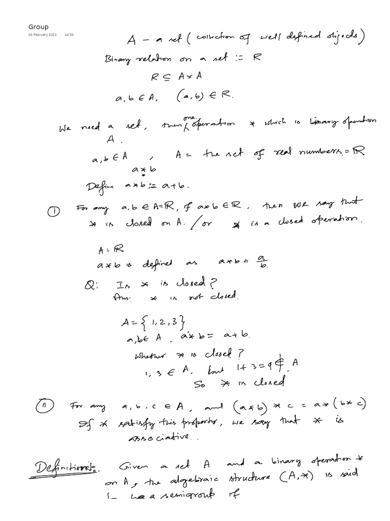 Algebraic Structure-group Theory | PDF Algebraic Structure-group Theory | PDF