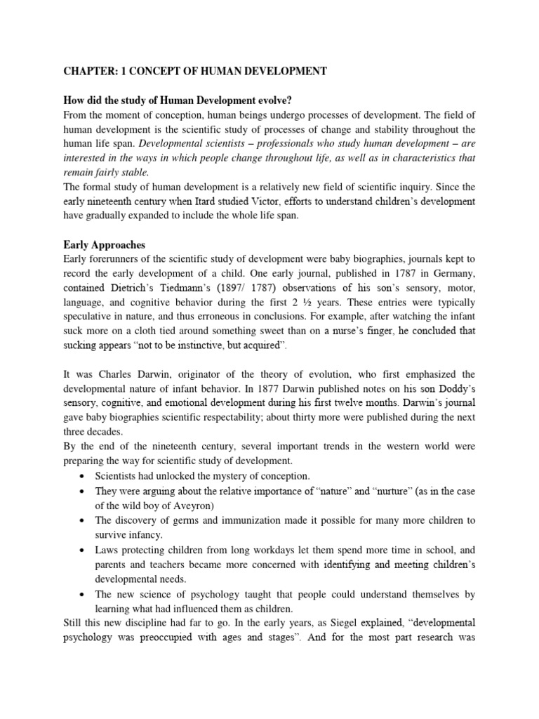 Unit 1 Concept of Human Development | PDF | Developmental Psychology | Informed Consent