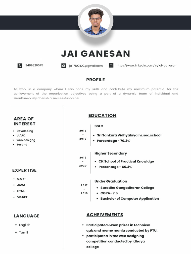 Resume Jai Gane San | PDF