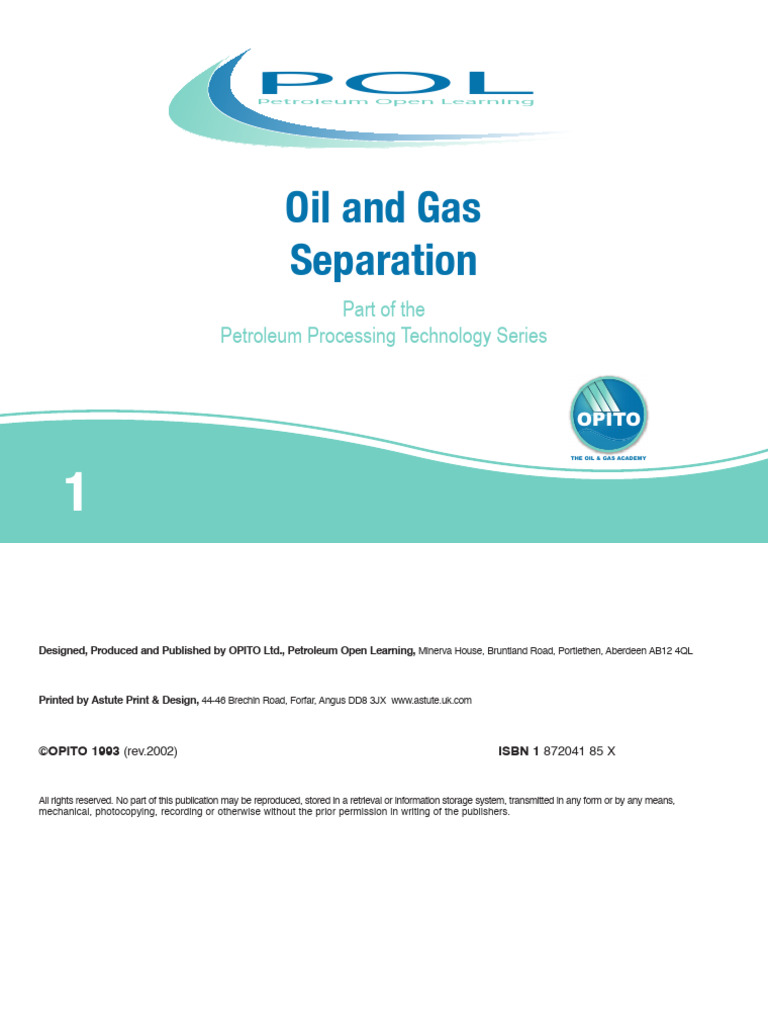Oil and Gas Separation-Workbook-1 | PDF | Petroleum Reservoir | Drop ...