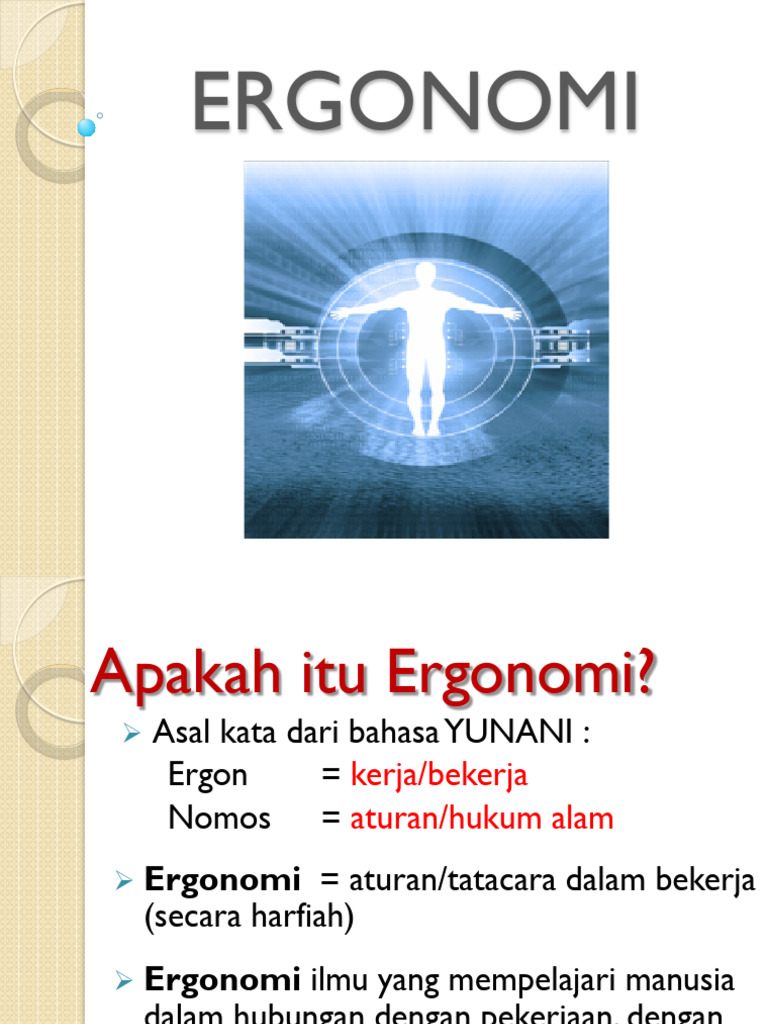 Ergonomi | PDF