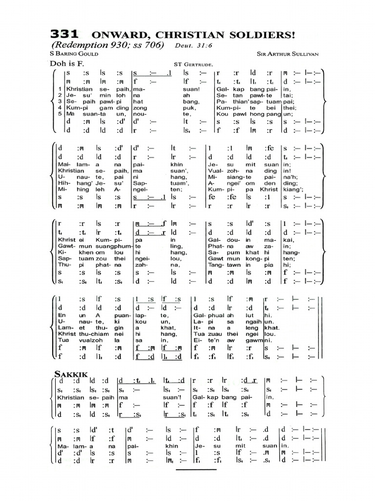 Onward Christian Soldiers | PDF
