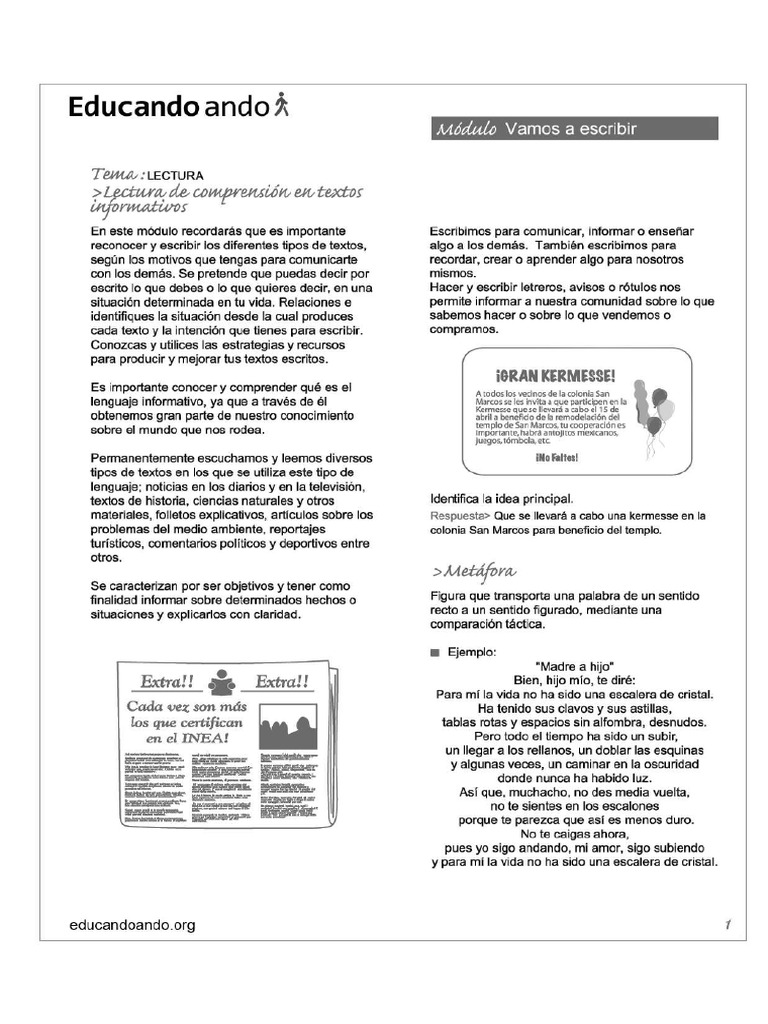 Vamos A Escribir | PDF