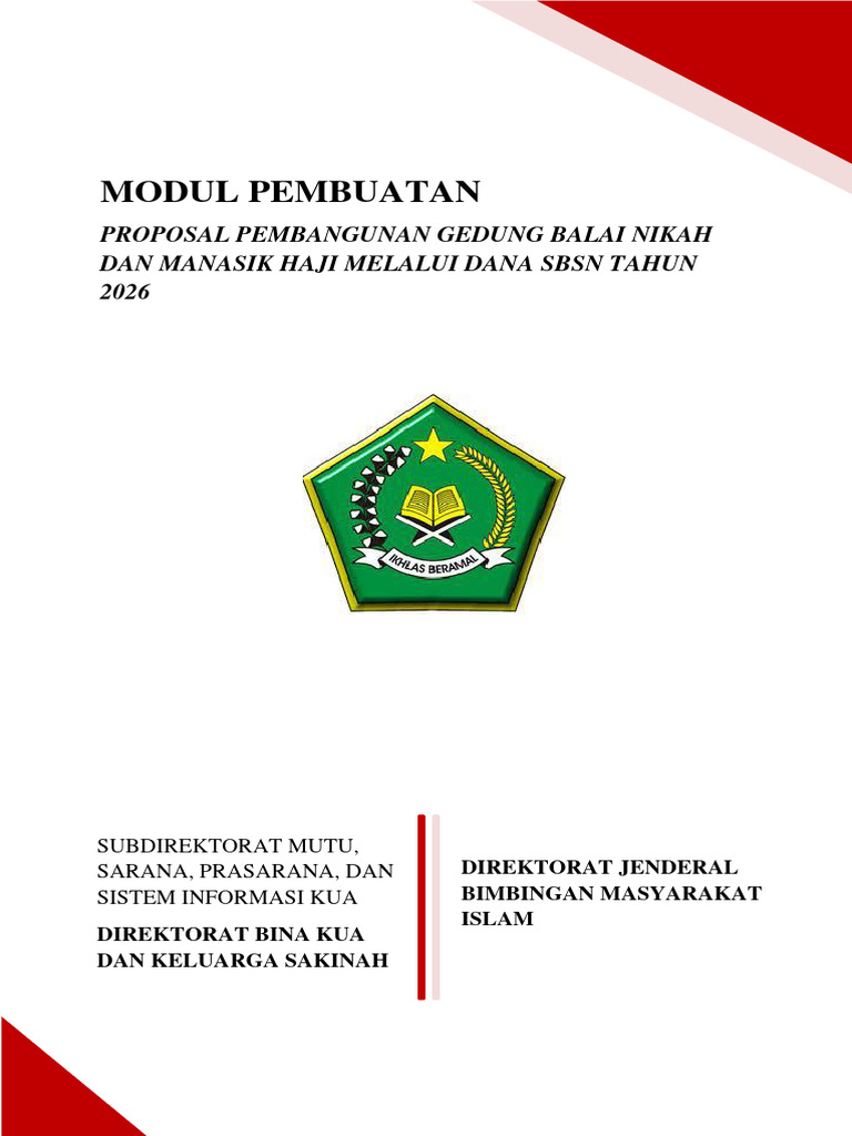 Modul Proposal SBSN 2026 PDF | PDF