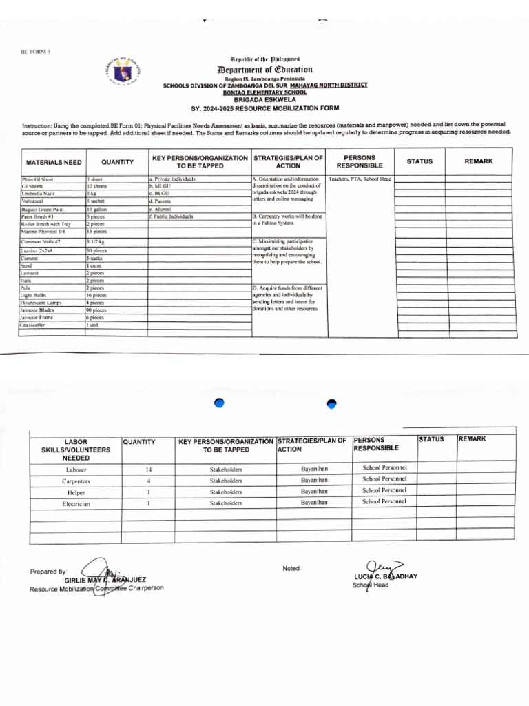 Bes Be Form-3 | PDF