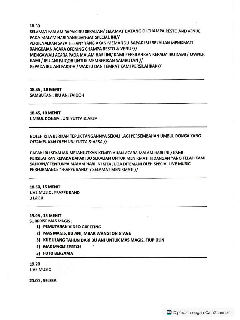 Rundown Champa | PDF