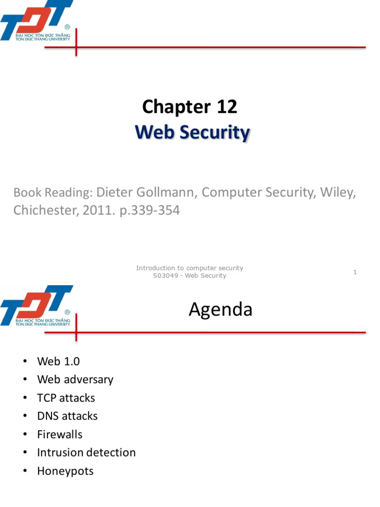 503049-Chapter 12 Web Security | PDF | World Wide Web | Internet & Web