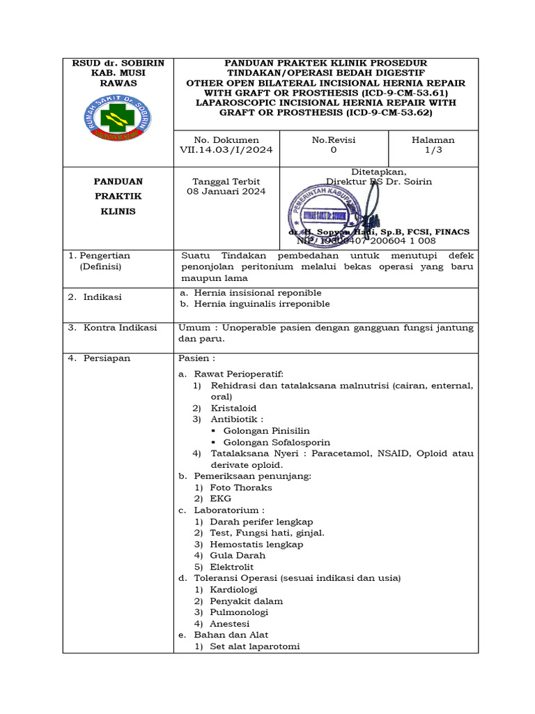 PPK Laparascopy Hernia | PDF