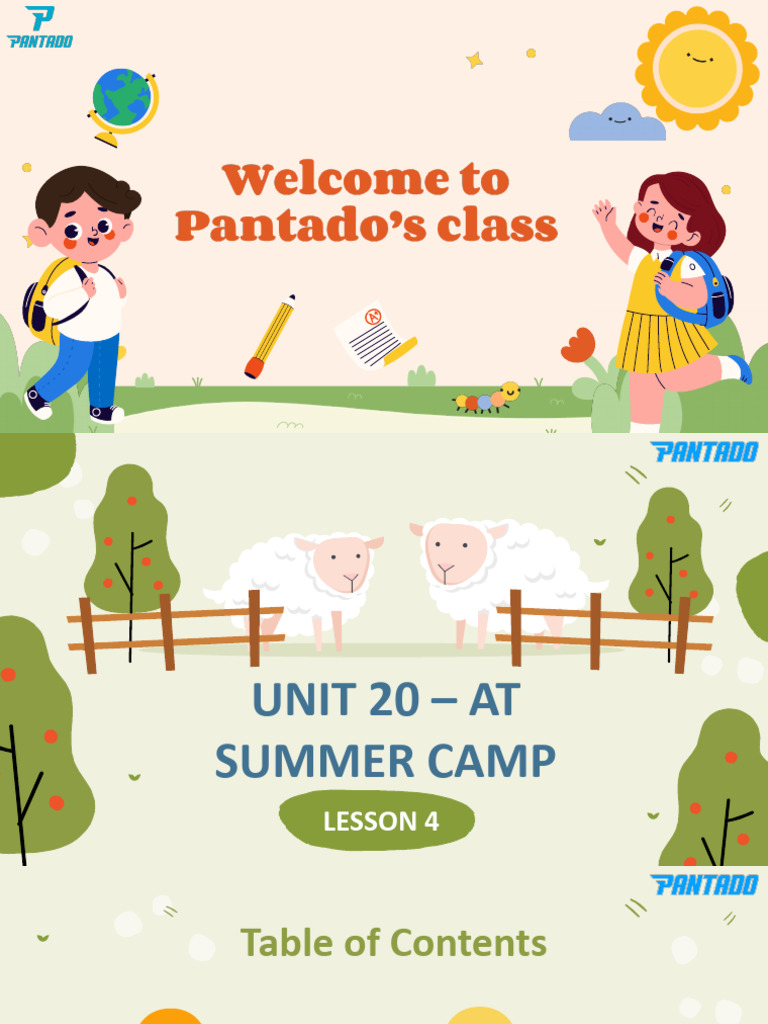 Unit 20 - at Summer Camp - Lesson 4 | PDF