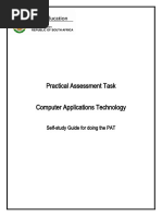 Cat Pat Learner Guidelines 2025 | PDF | Spreadsheet | Databases