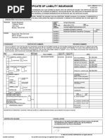 Sample COI | PDF | Liability Insurance | Insurance