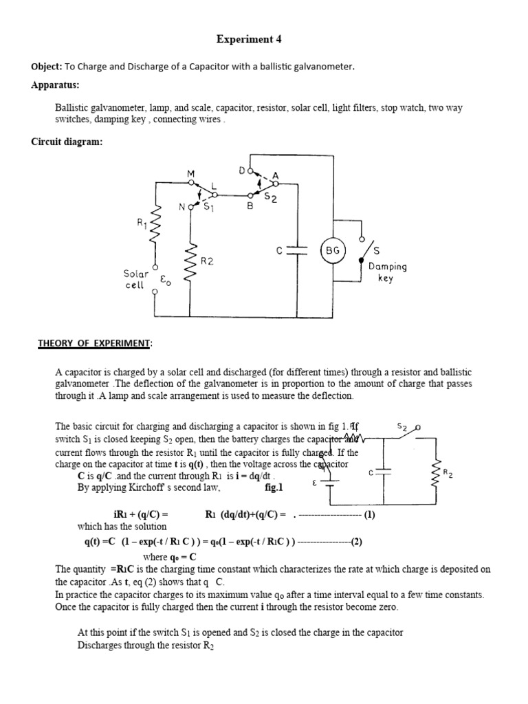 Experiment 4 PY 304 | PDF | Capacitor | Inductor