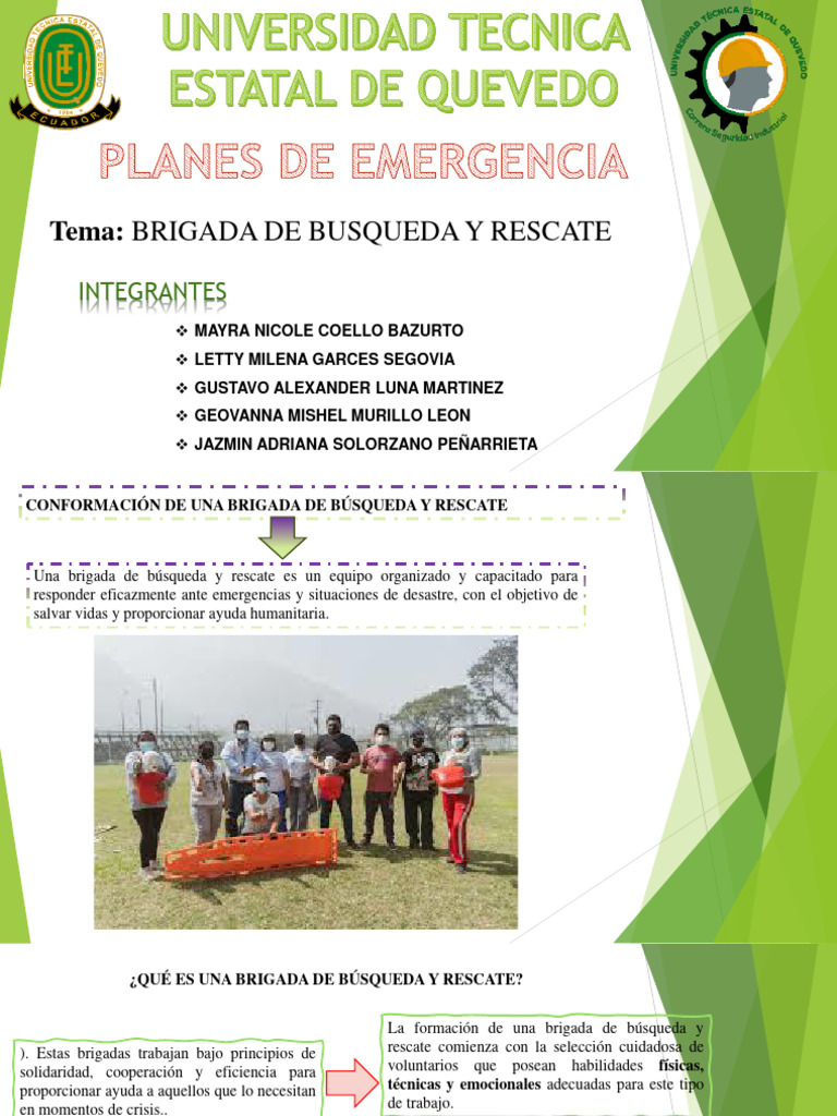 Brigada de Busqueda y Rescate | PDF | Defensa Civil