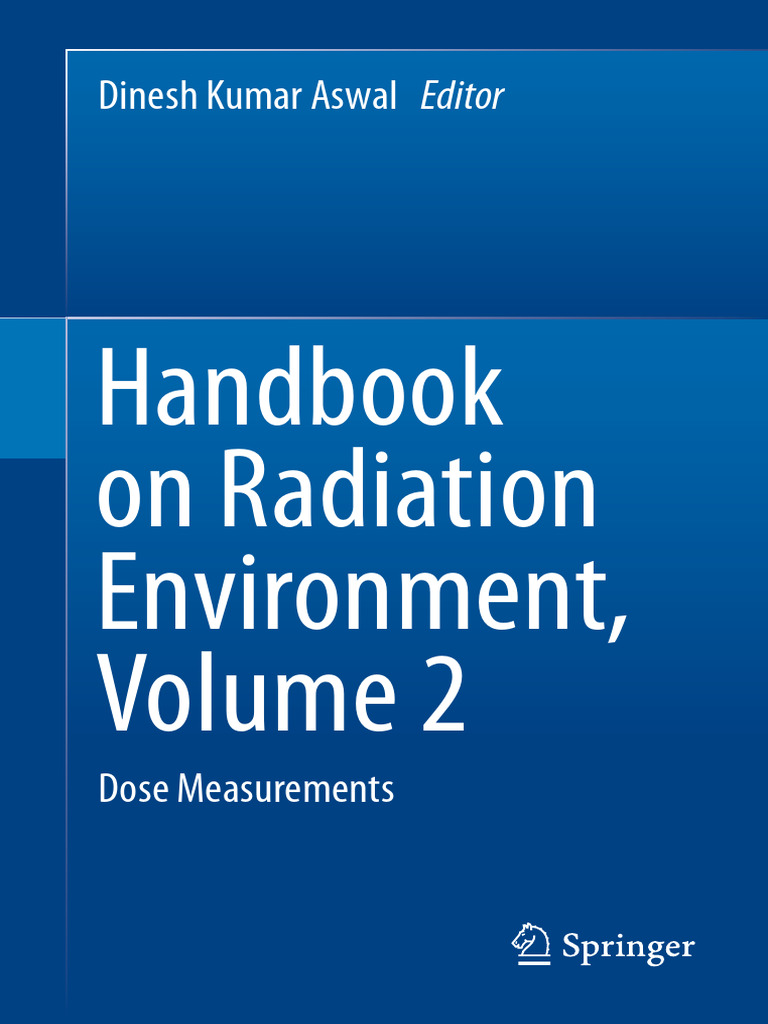 Aswal DK Rad Environment Vol2 Book Springer | PDF | Absorbed Dose ...