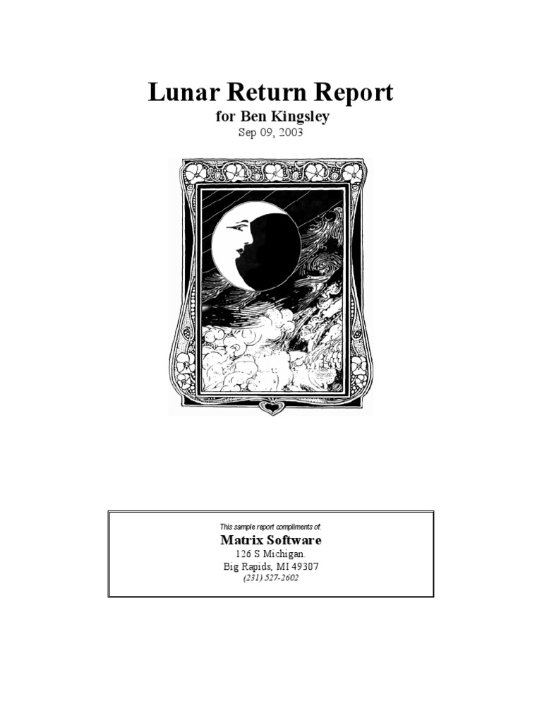 Lunar | PDF | Horoscope | Moon