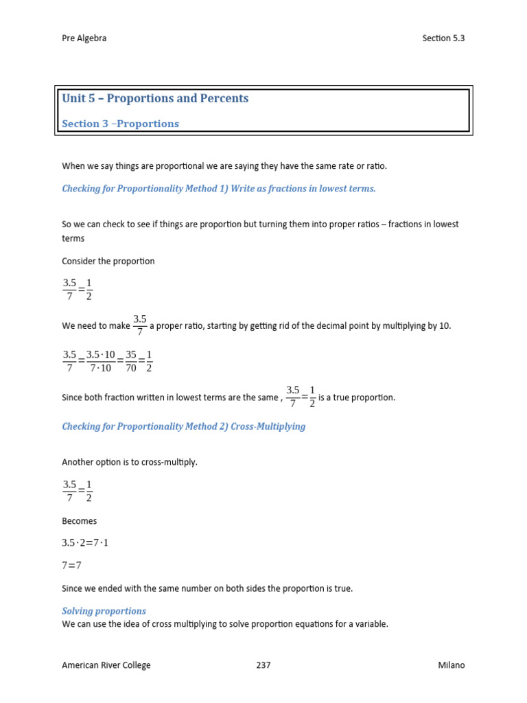 Unit 5 Section 3 | PDF | Ratio | Elementary Mathematics Unit 5 Section 3 | PDF | Ratio | Elementary Mathematics