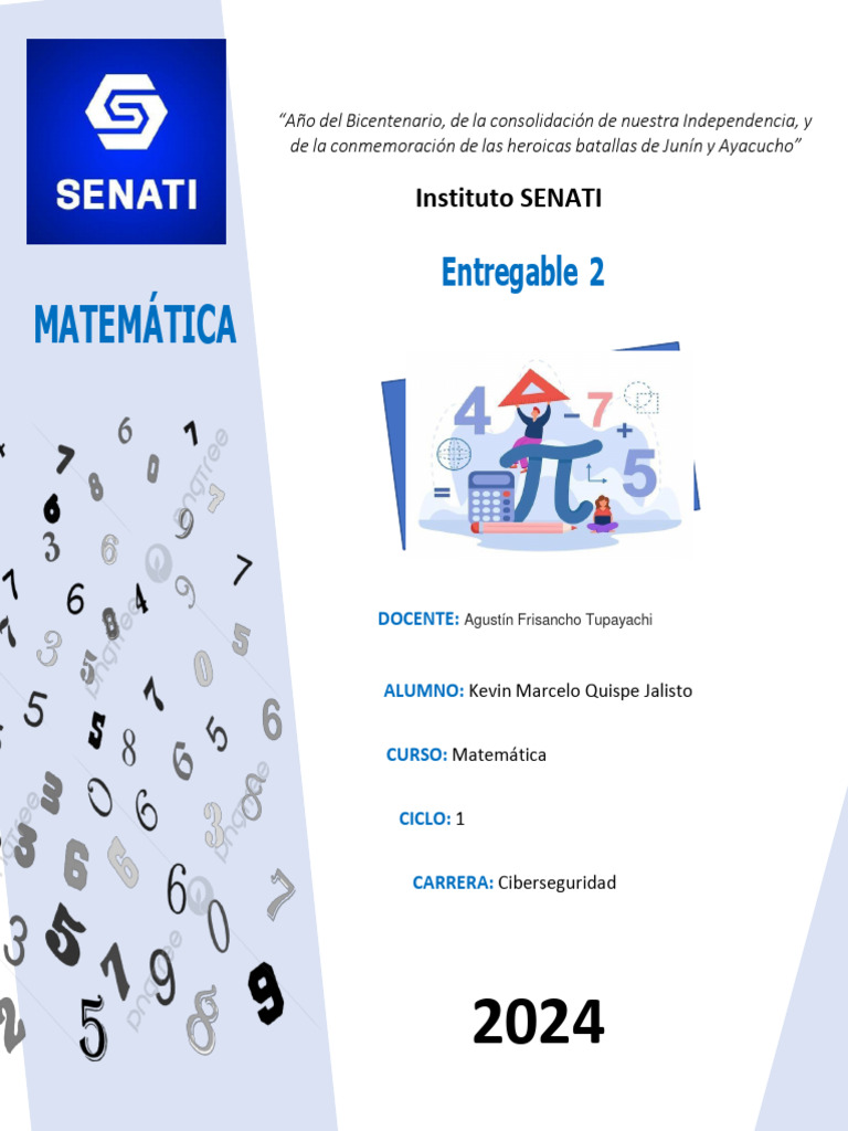Entregable Número 2 de Matemática | PDF | Engranaje