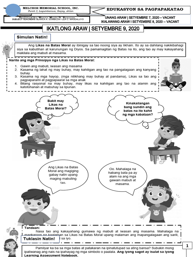 ESP 10 Module 3rd 4th | PDF