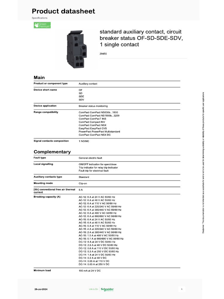 MCCB SD CARD DATASHEET | PDF