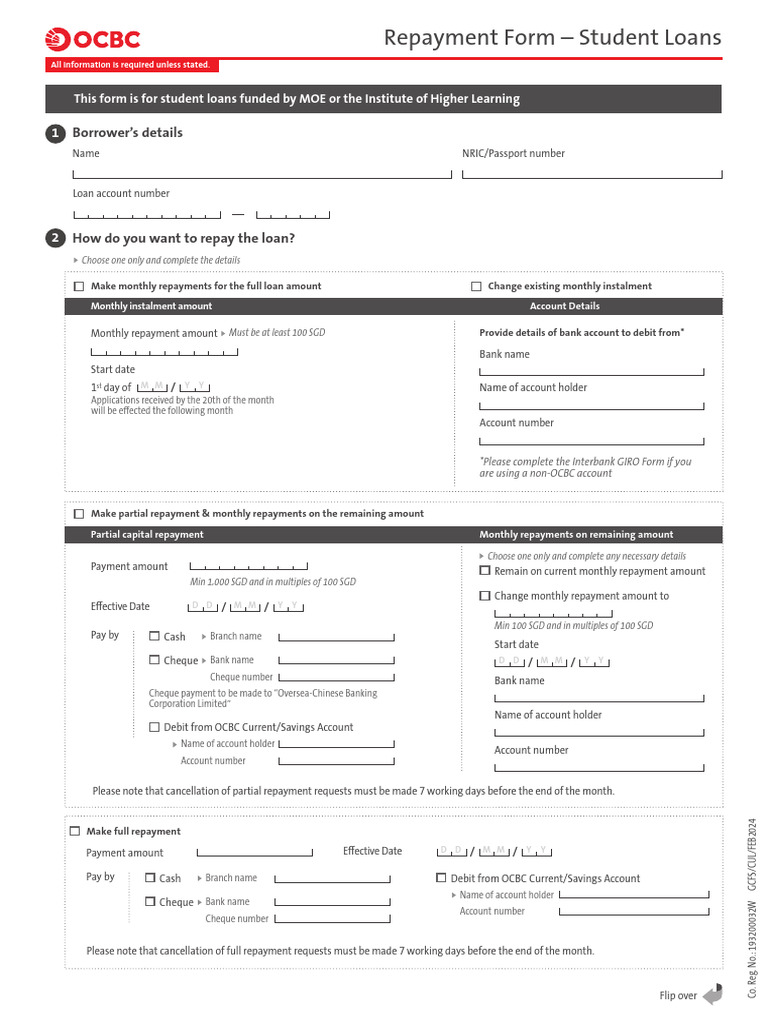 Student Loans Repayment Form | PDF | Banks | Cheque