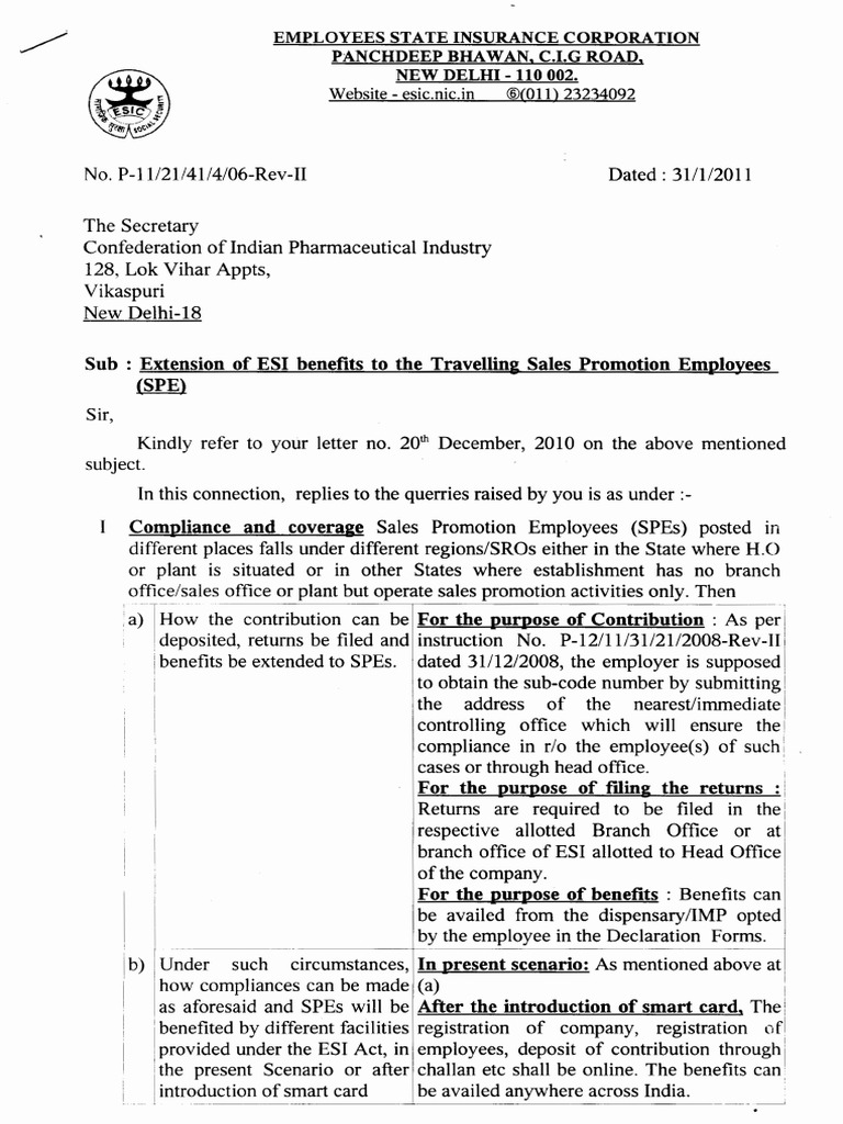 ESIC Subcode | PDF | Business | Finance & Money Management