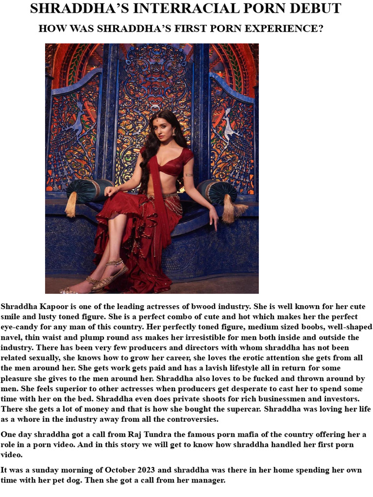 Shraddha Kapoor's Interracial Porn Debut | PDF