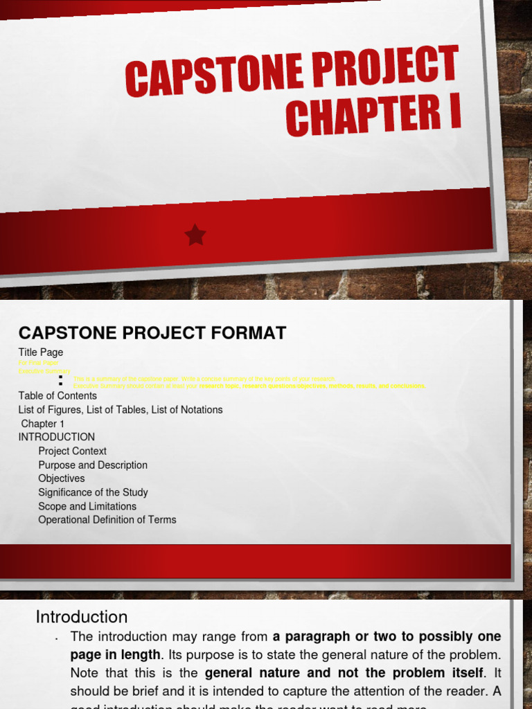 Capstone Project Chapter I | PDF | Scope (Computer Science) | Temperature