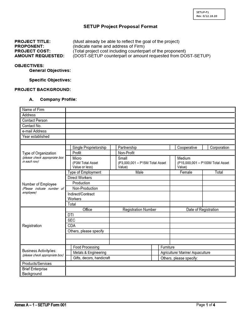 SETUP F1 SETUP Project Proposal | PDF | Waste Management | Waste