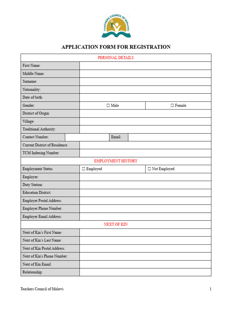 Application Form For Registration | PDF | Justice | Crime & Violence