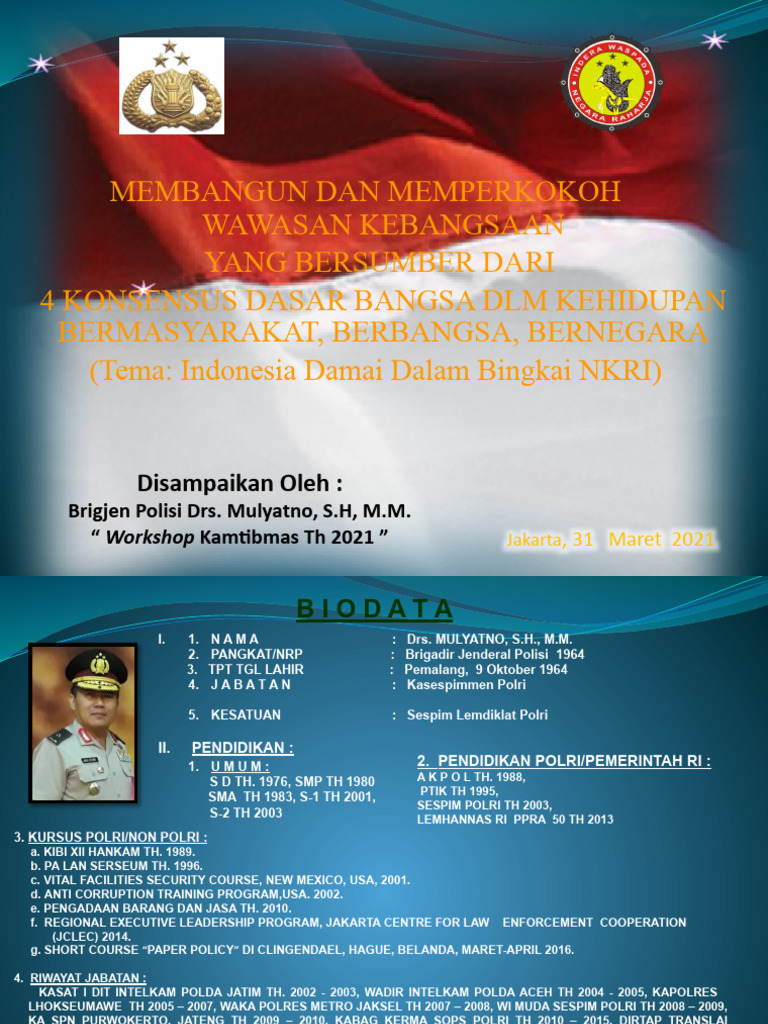 01-Membangun Dan Memperkokoh Wasbang. | PDF