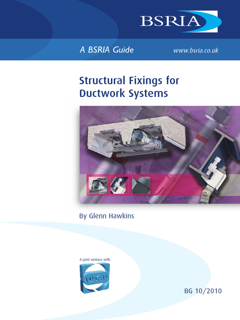 BG-10-2010 Structural Fixings For Ductwork Systems | PDF | Duct (Flow ...