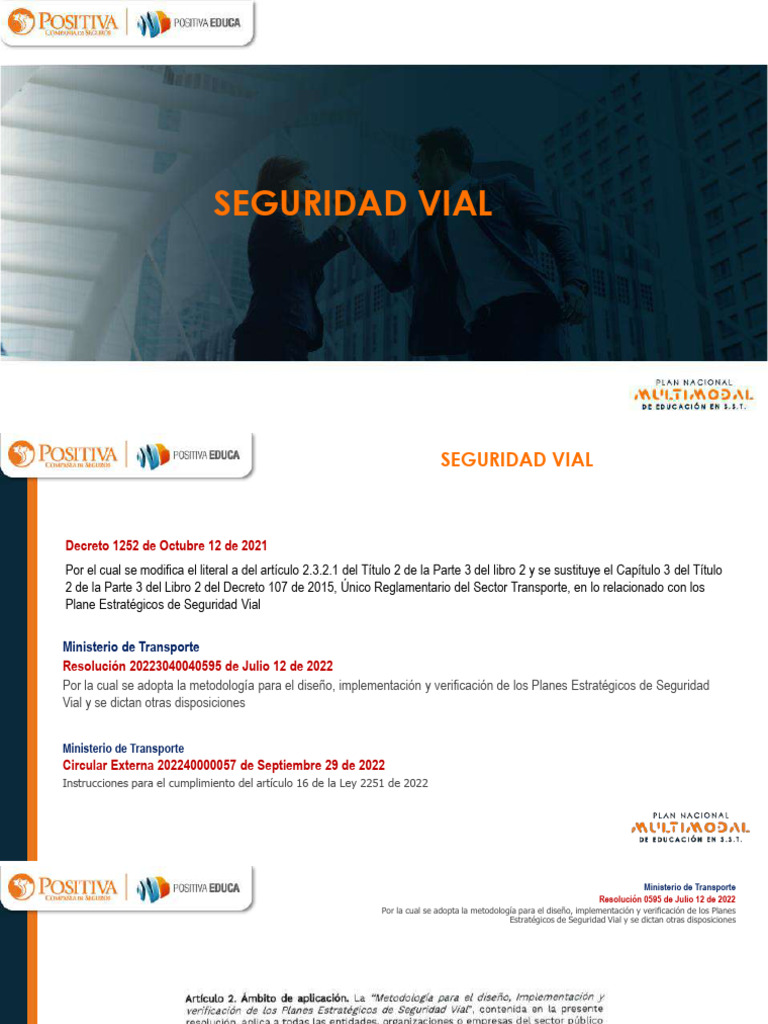PESV | PDF | Planificación | Seguridad vial